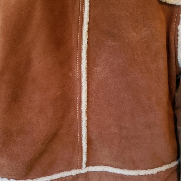 Emu | Jackets & Coats | Nwot Emu Genuine Suede Leather Sheepskin Fleece ...